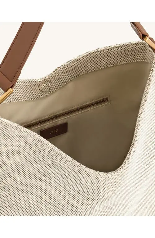 Jw Pei Aria Canvas Shoulder Bag - Brown/canvas