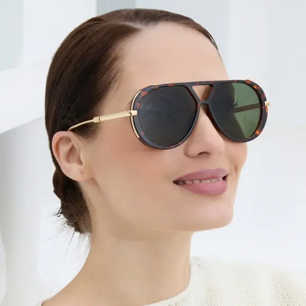 YOUZEY The Cove Aviator Sunglasses - Tortoise