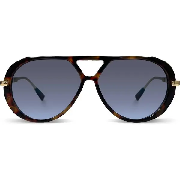 YOUZEY The Cove Aviator Sunglasses - Tortoise/brown