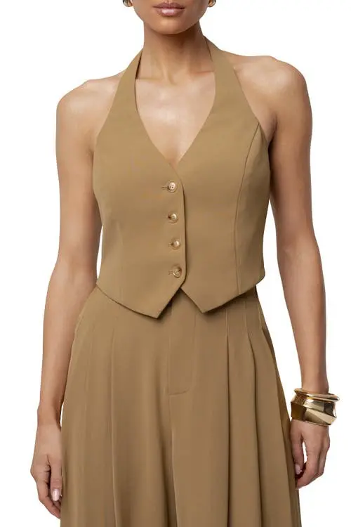 JLUXLABEL Signature Elegance Halter Vest