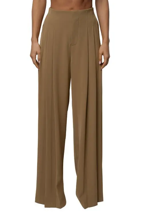 JLUXLABEL Signature Elegance Trousers - Olive