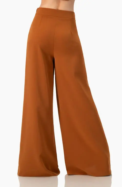 IVONNE Solid Ultra Wide-leg Pants