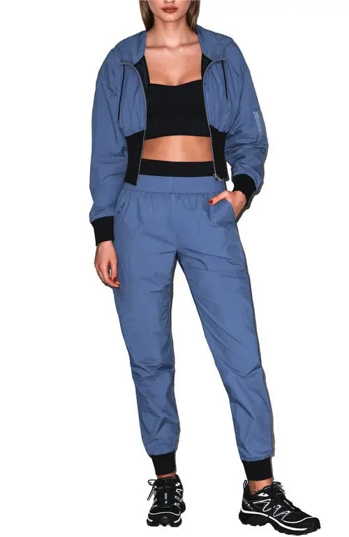 FLEUR DU MAL Warm Up Track Pant - Storm Blue