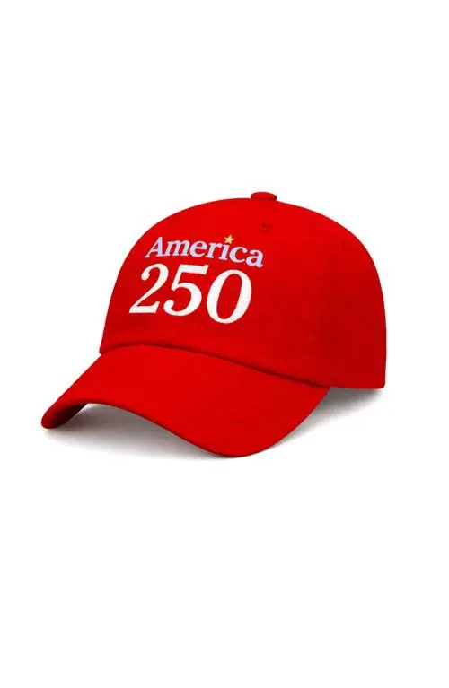 BITS & BOWS America 250th Baseball Cap - Red