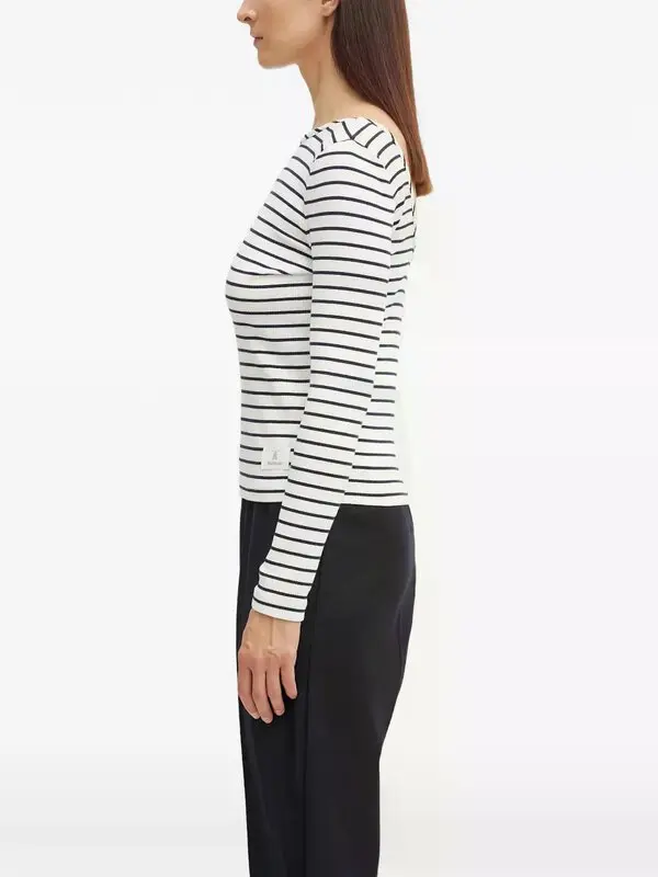 Barbour Striped Long-sleeved Top