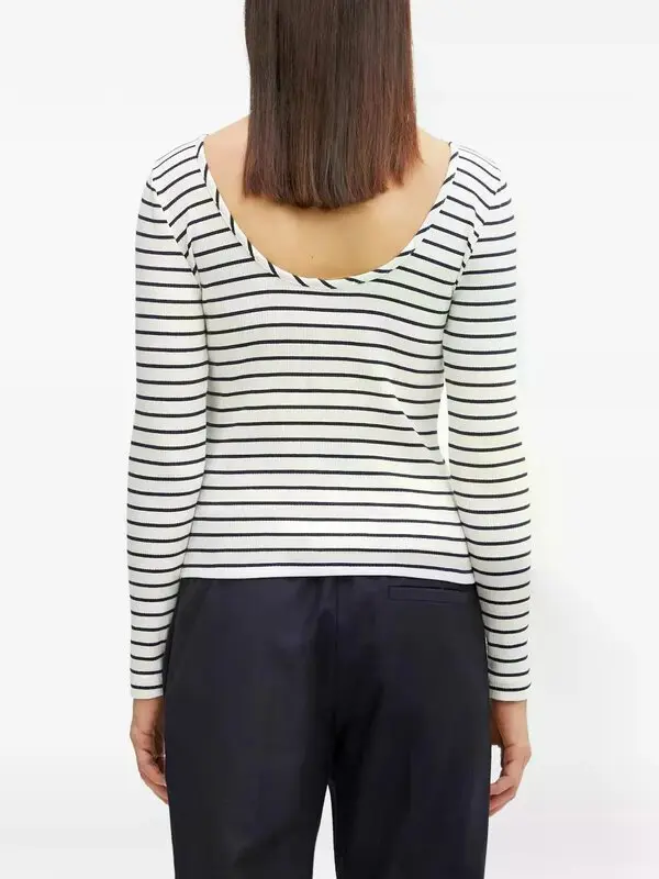 Barbour Striped Long-sleeved Top