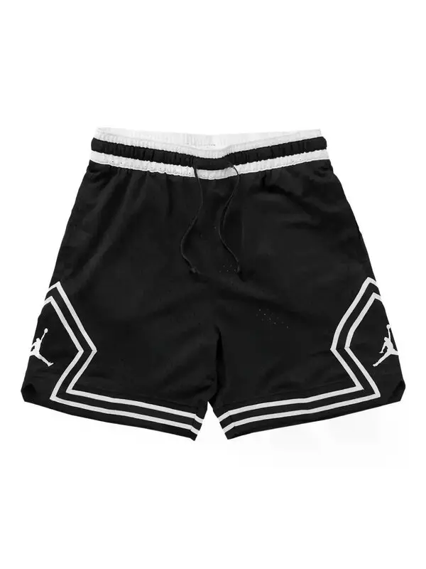 JORDAN Mesh Diamond Shorts - Black