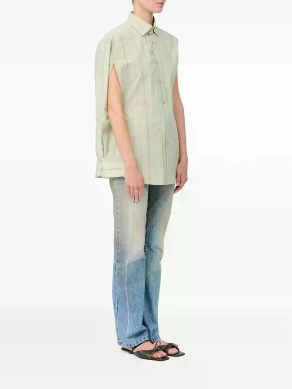 MAISON MARGIELA Striped Button-down Shirt