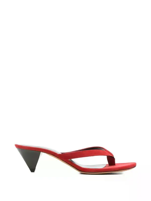 JUDE Rooty Leather Sandals - Red
