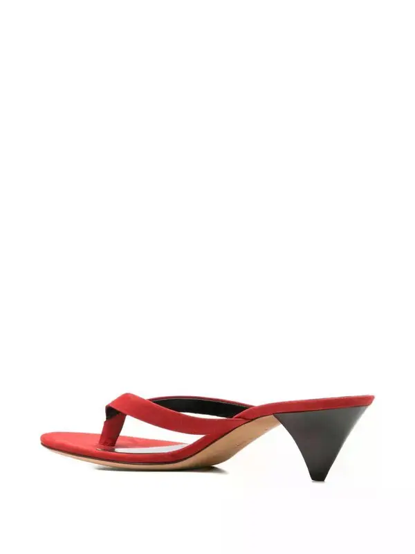 JUDE Rooty Leather Sandals - Red