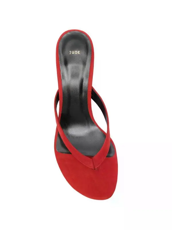 JUDE Rooty Leather Sandals - Red