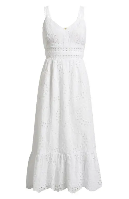 Lilly Pulitzer® Eyelet Midi Dress - Resort White