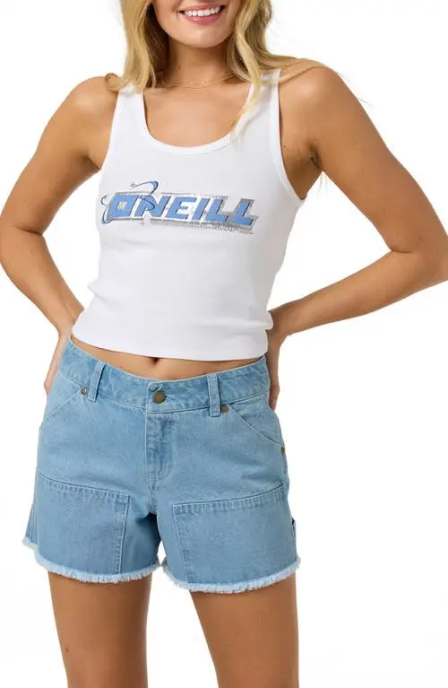 O'Neill Frayed Denim Shorts - Indigo