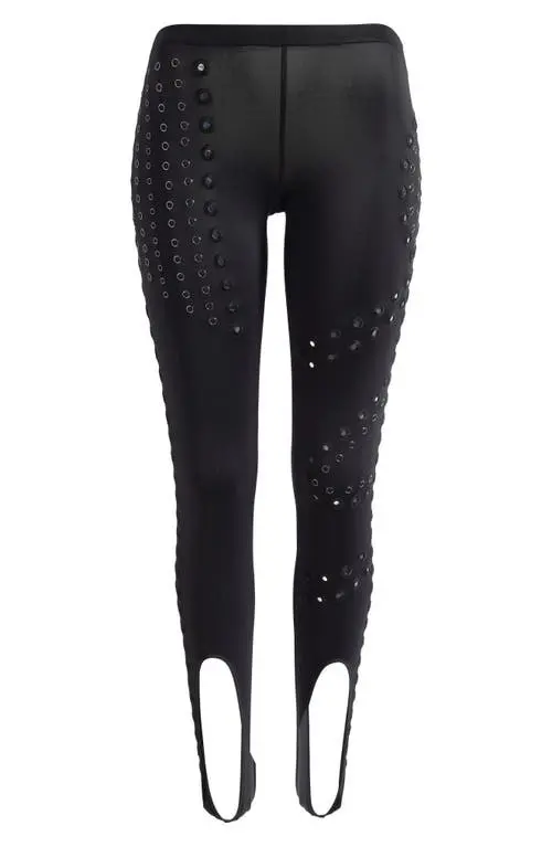 JADED LONDON Mirror Eyelet Stirrup Pants