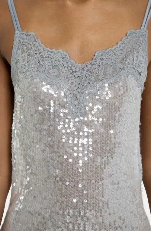 JADED LONDON Sequin Backless Mini Dress