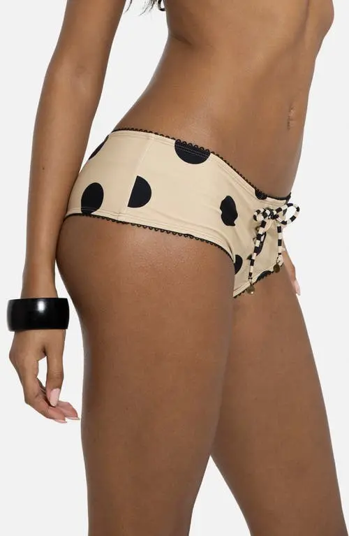 JADED LONDON Polka Dot Hot Pant Bikini Bottom