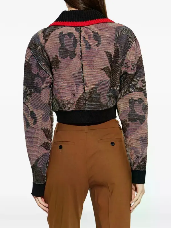 Etro Floral-jacquard Zip-up Jacket