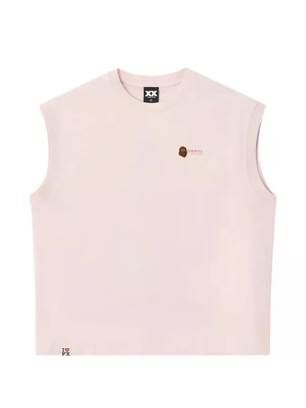 FINGERCROXX Logo-patch Sleeveless T-shirt - Pink