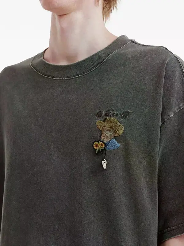 MUSIUM DIV. Embroidered Detail T-shirt