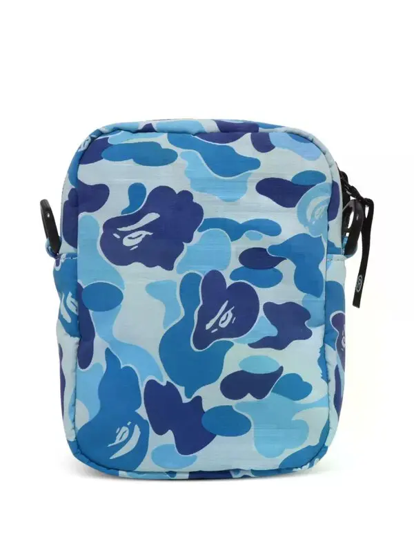 A BATHING APE Camo Shark Messenger Bag