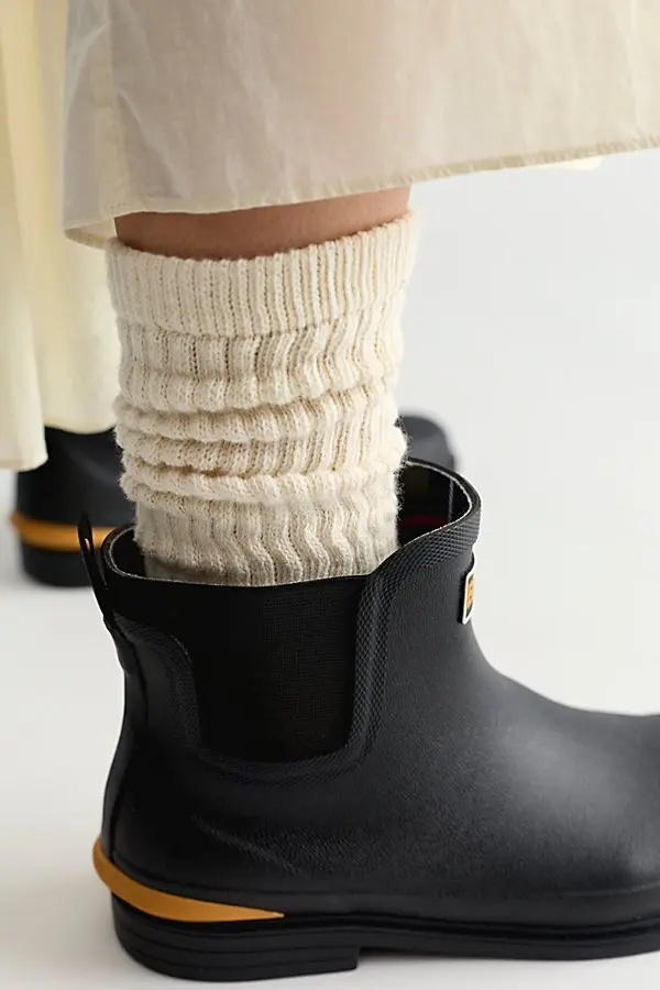 Barbour Abbeyfield Packable Wellington Boots - Black