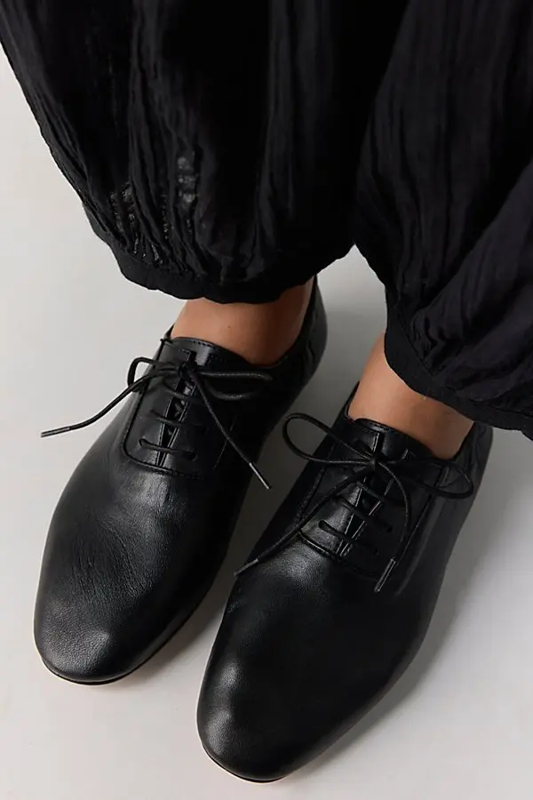 BRONX Chicago Leather Jazz Shoes - Black
