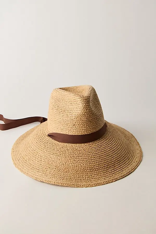 WYETH Wide Brim Straw Hat - Natural