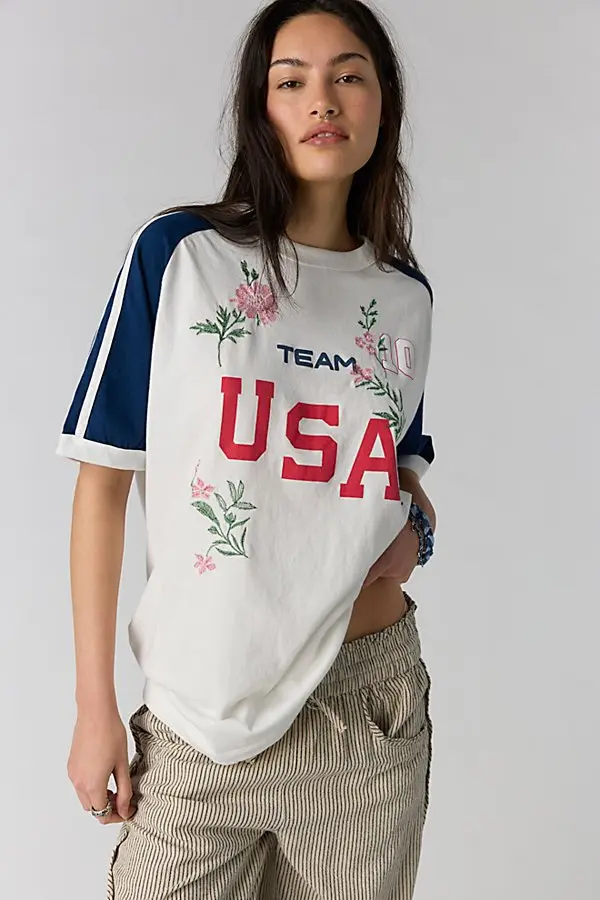 RAGABOND Embroidered Goal Tee - Usa