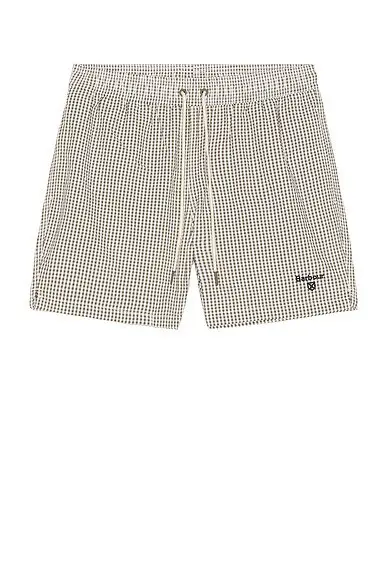 Barbour Gingham Seersucker Swim Short