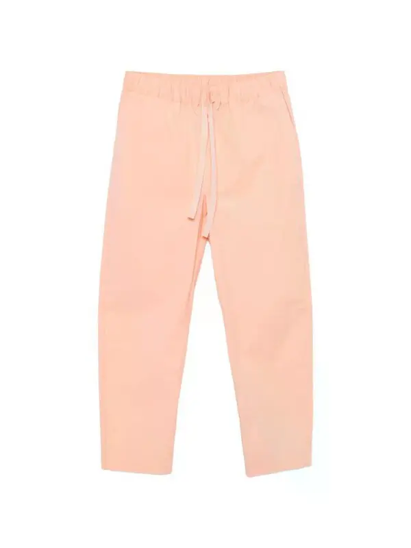 SEMICOUTURE Drawstring Elasticated-waist Trousers - Orange