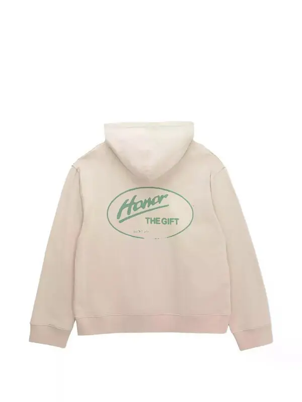 HONOR THE GIFT Graphic-print Hoodie - Neutrals