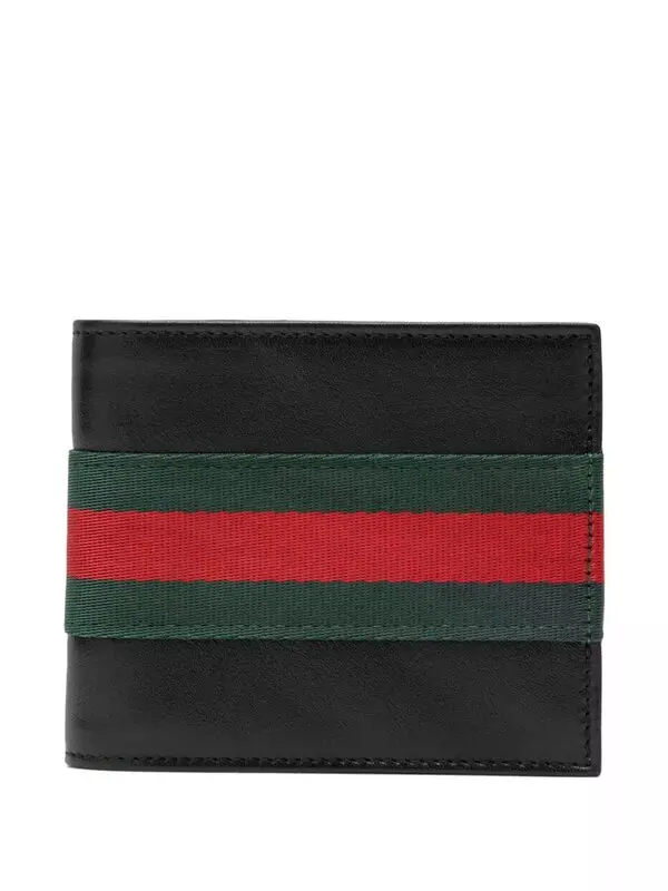 Gucci Web Trademark Wallet - Black