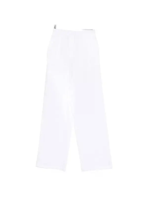 RIVIERA Elasticated-waistband Trousers - White