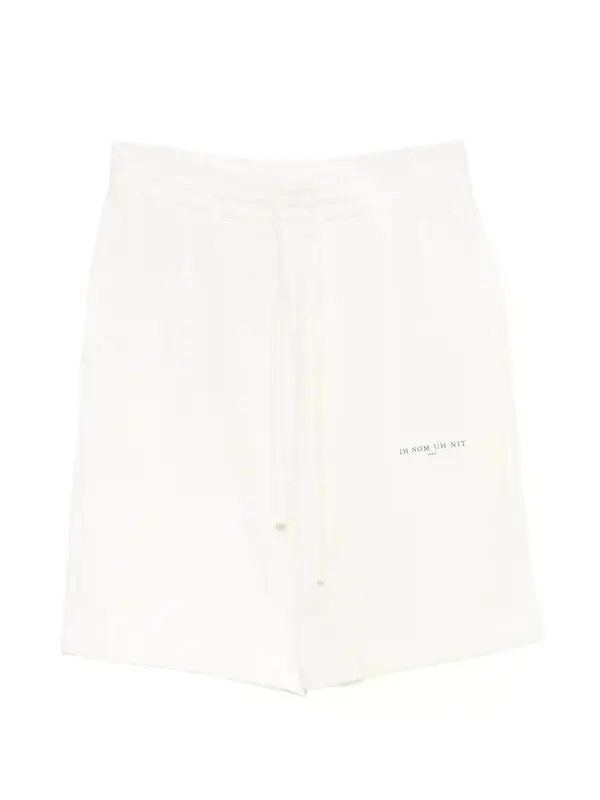 IH NOM UH NIT Logo-print Drawstring Shorts - White