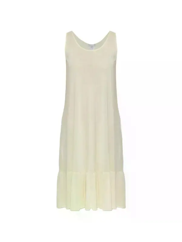 Hanro Isabella Ruffled Sleeveless Nightdress - Neutrals