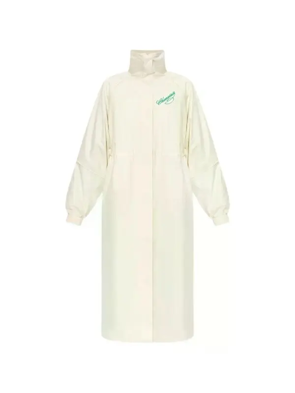 WILLY CHAVARRIA Logo-embroidered Drawstring Jacket - Neutrals