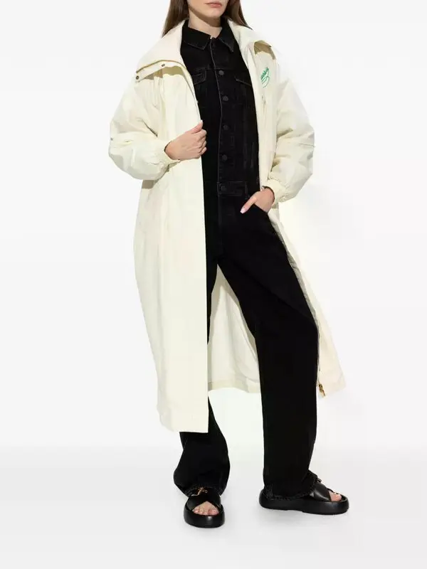 WILLY CHAVARRIA Logo-embroidered Drawstring Jacket - Neutrals