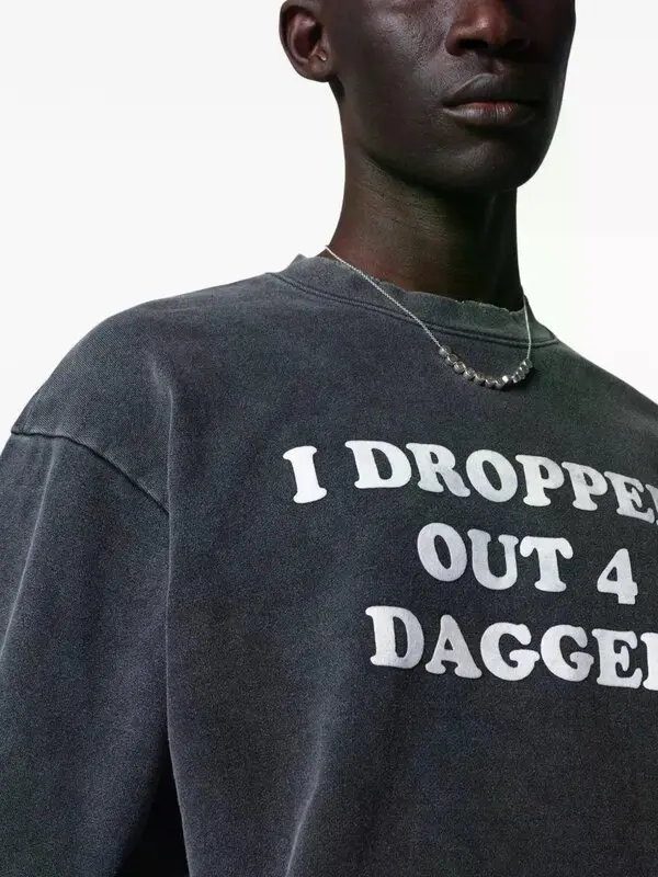 DAGGER Slogan-print Sweatshirt