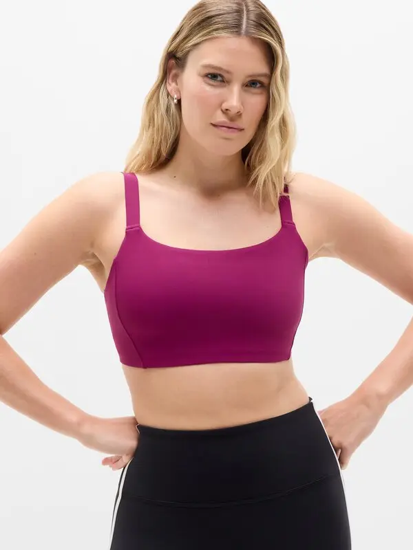 Athleta Reform Adjustable Sports Bra D-dd - Wildberry