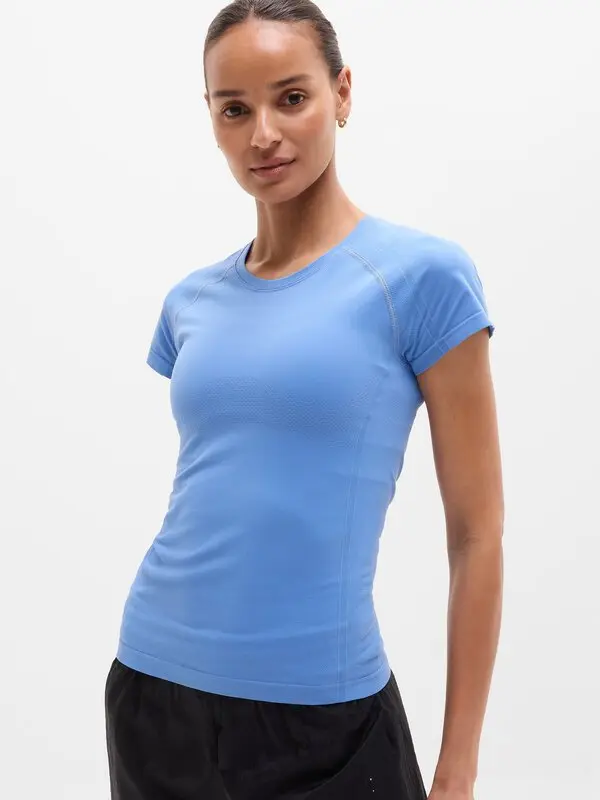 Athleta Momentum Flex Tee - Waterfall