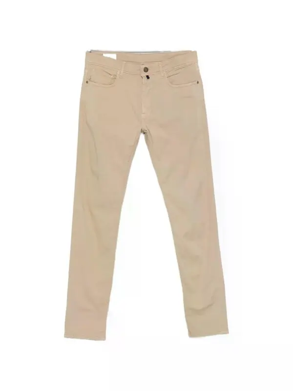 Incotex Five-pocket Slim-fit Trousers - Neutrals