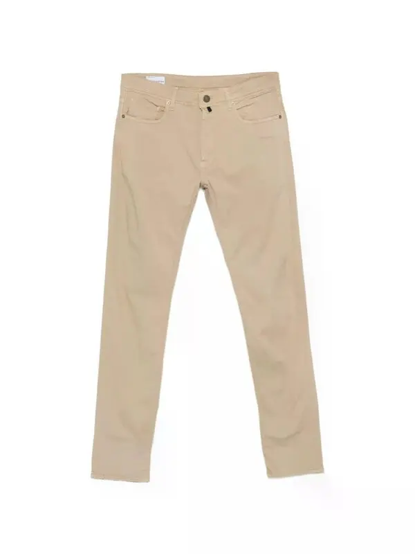 Incotex Five-pocket Slim-fit Trousers - Neutrals