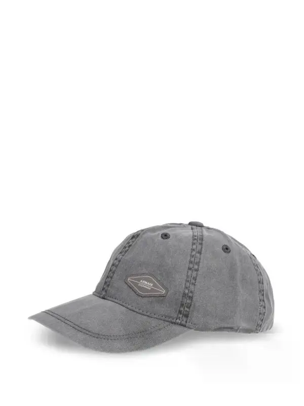 Armani Exchange Logo-patch Baseball Cap - Grey