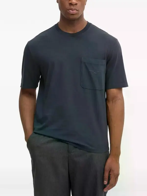 Armani Exchange Chest-pocket T-shirt - Blue