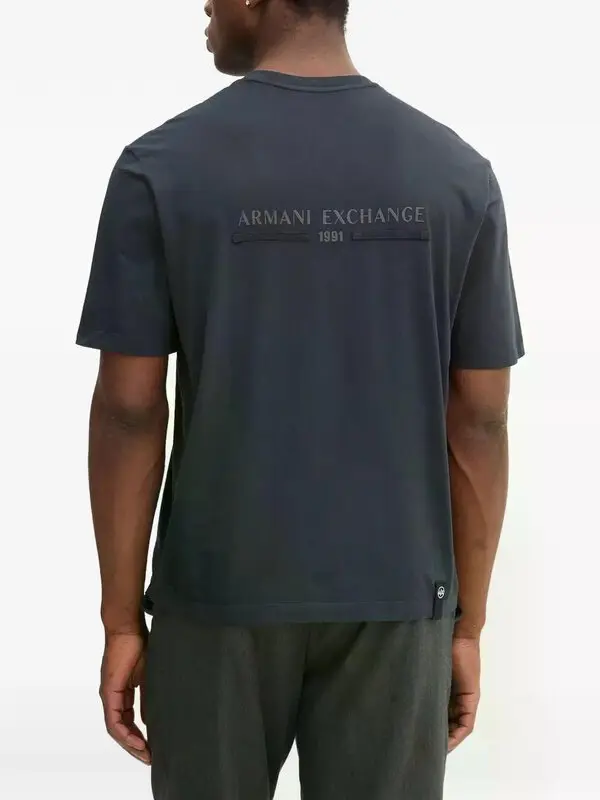 Armani Exchange Chest-pocket T-shirt - Blue