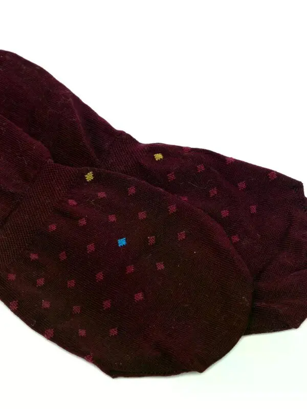 Zegna Diamond-patterned Invisible Socks