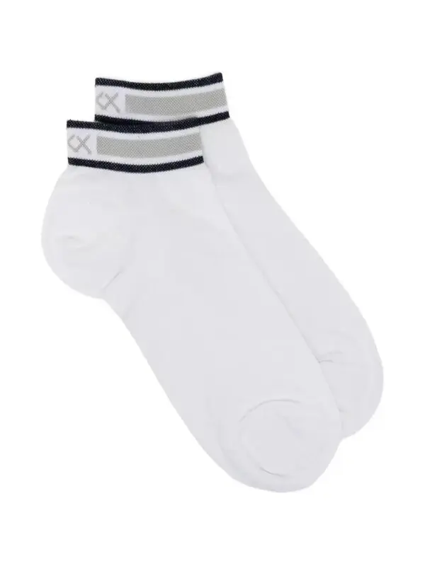 Zegna Triple-x Ankle Socks - White