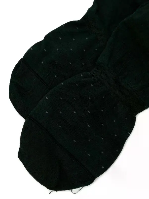 Zegna Polka-dot Invisible Socks Set Of Three