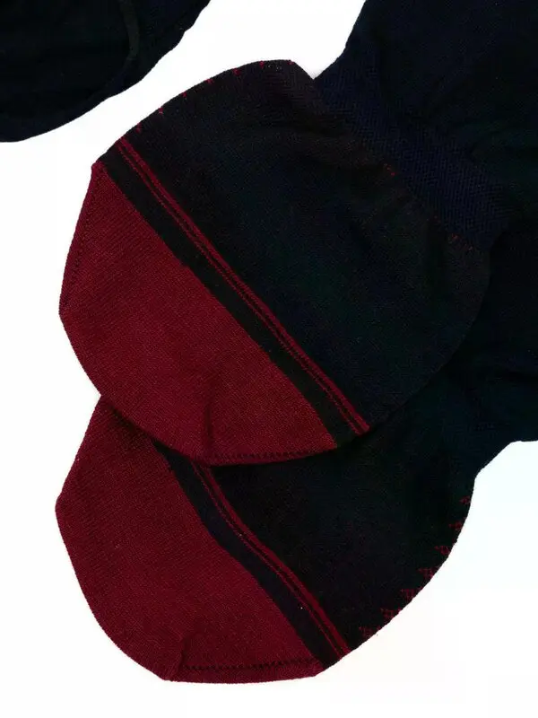 Zegna Geometric Pattern Invisible Socks Set