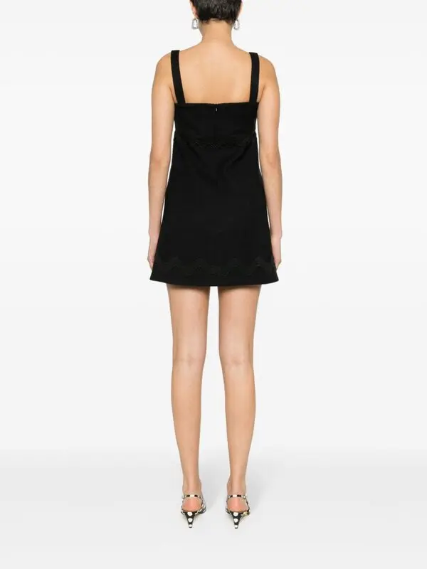 PATOU Scallop-trim Mini Dress